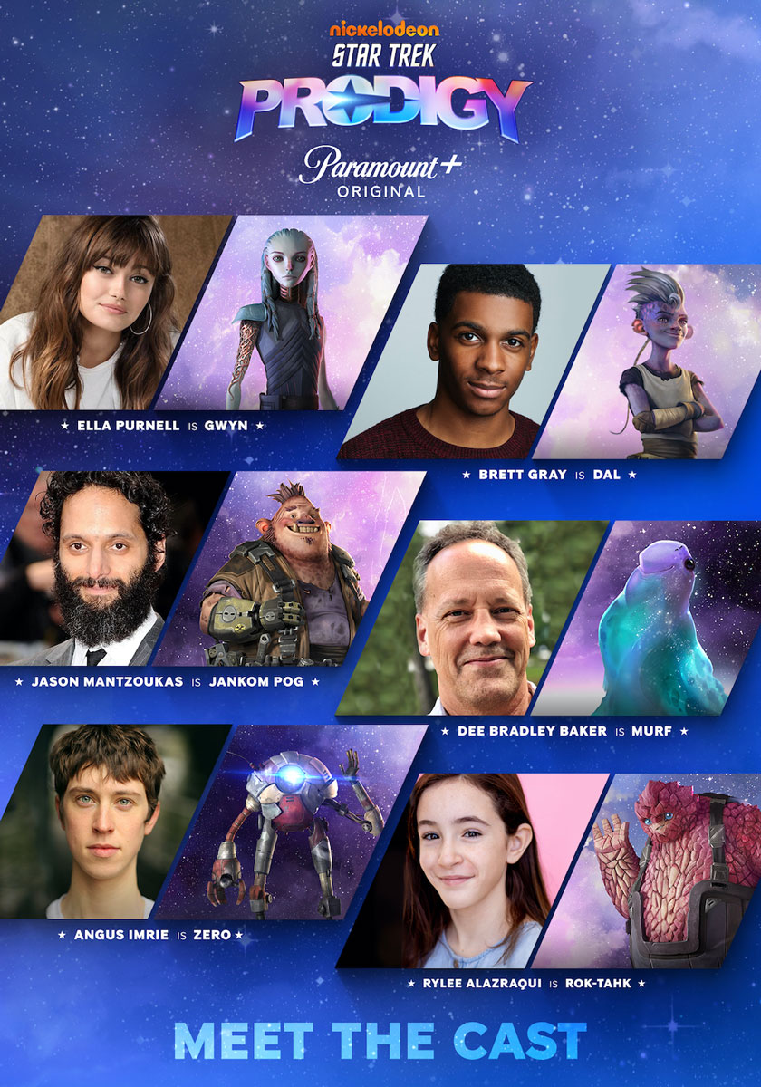 Star Trek: Prodigy Cast and Characters Revealed | TREKNEWS.NET | Your ...